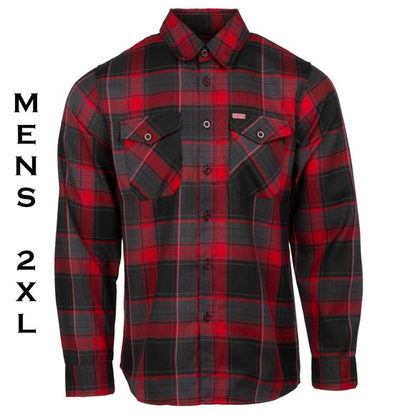 DIXXON | Shirts | Dixxon Royal Flush Flannel Shirt Mens 2xl | Poshmark